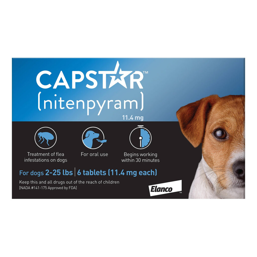 "Capstar Blue For Small Dogs 2 - 25 Lbs 6 Tablets" - PetCareAnnex.com